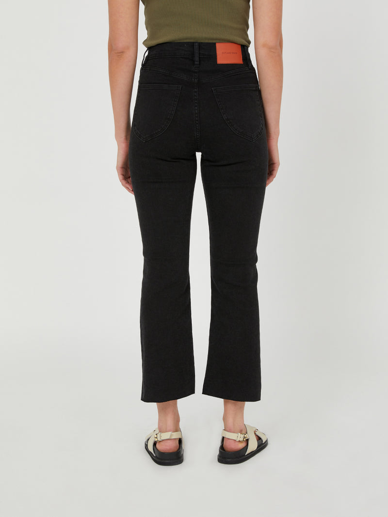 Hazel Jean - Black - Cherry Red